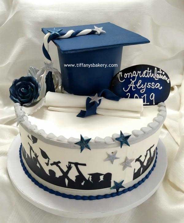 graduation cake hat